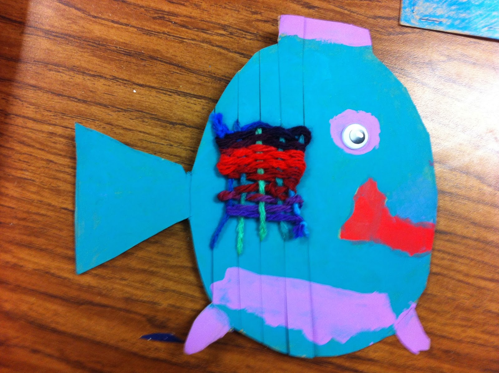 Drip, Drip, Splatter Splash: Weaving Fish