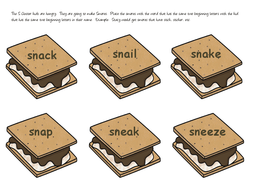 First Grade Funtastic: S Clusters/S Blends
