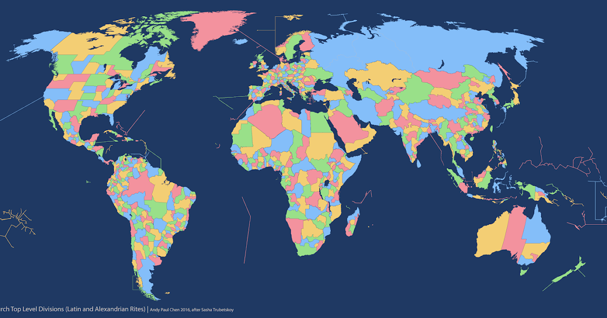 Dunmore Cave: Maps of Catholic Church Top-Level Jurisdictions (Latin ...