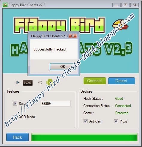 Flappy Bird Hack Cheats