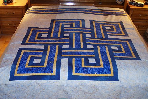 Shawkl Designs: Celtic Knot Quilt Pattern is completed! Finally!
