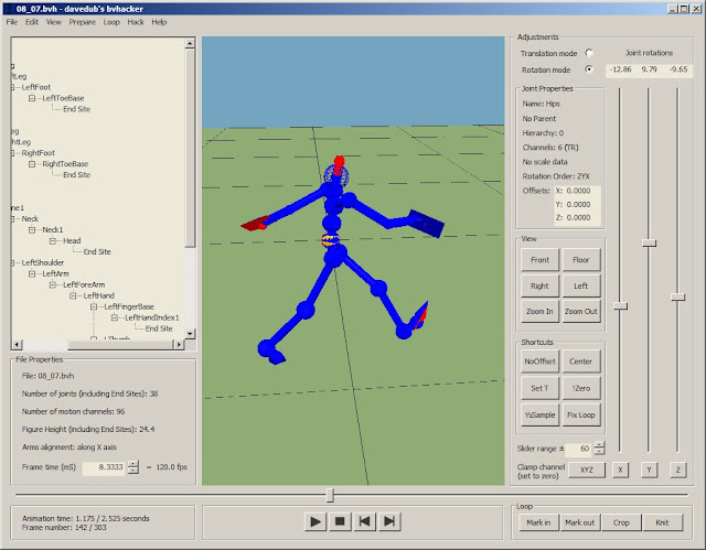jaanga: How to Make Animated Peeps #3 ~ MoCap & BVhacker