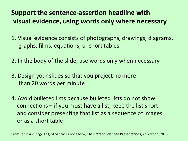 Joyful Public Speaking (from fear to joy): Assertion-Evidence ...
