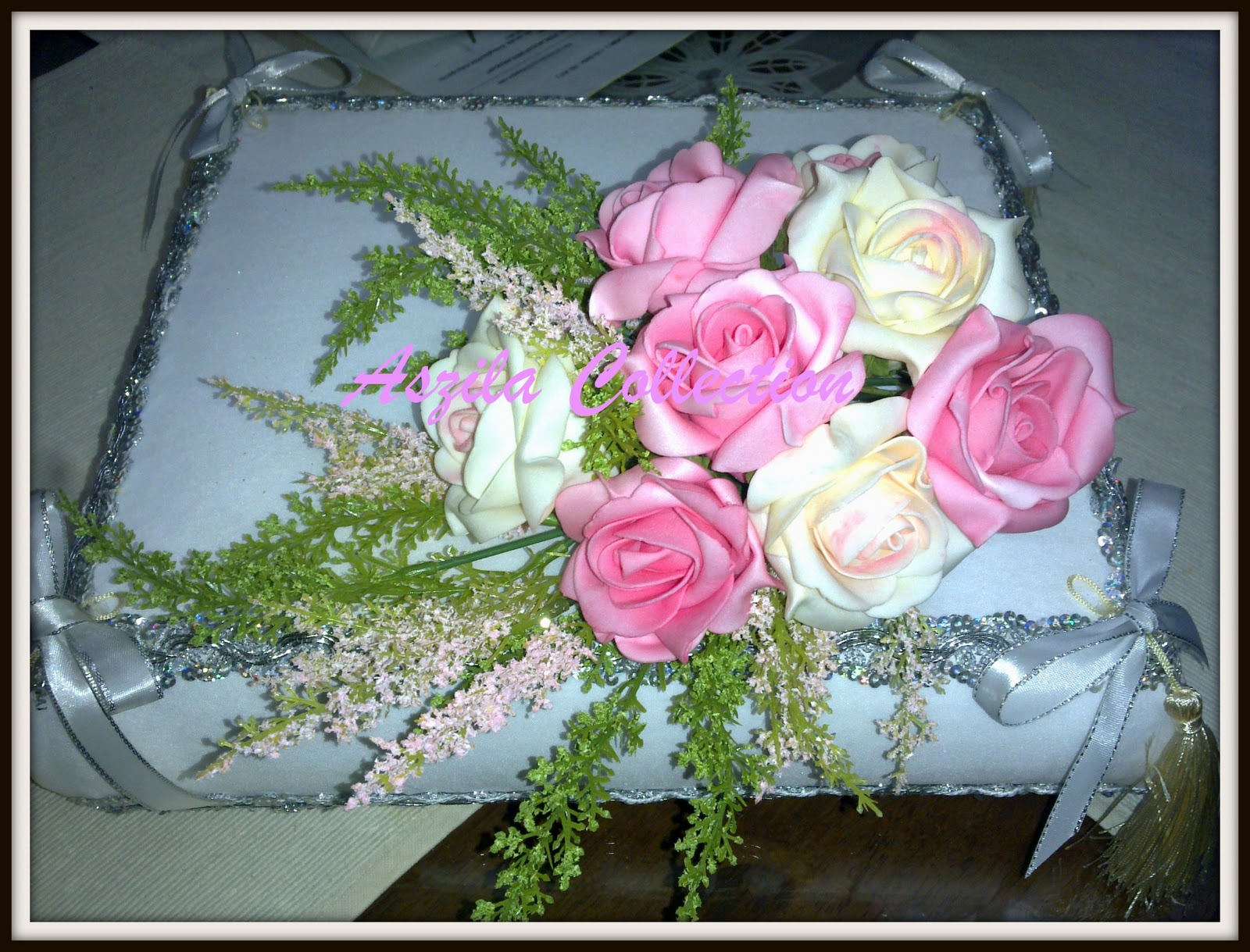 Gerbang Perkahwinan Aszila: Bunga Hantaran Cream & Light Pink - Aszila ...