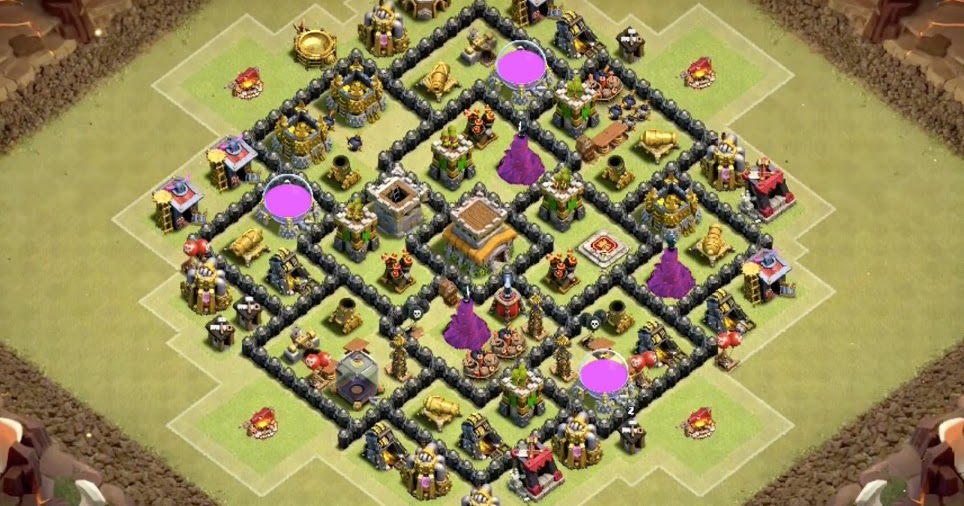 TCoC: Diseños para Th8 para Guerra y Farming #3