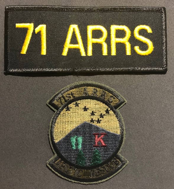 THE USAF RESCUE COLLECTION: USAF 71st ARRS Patch Set