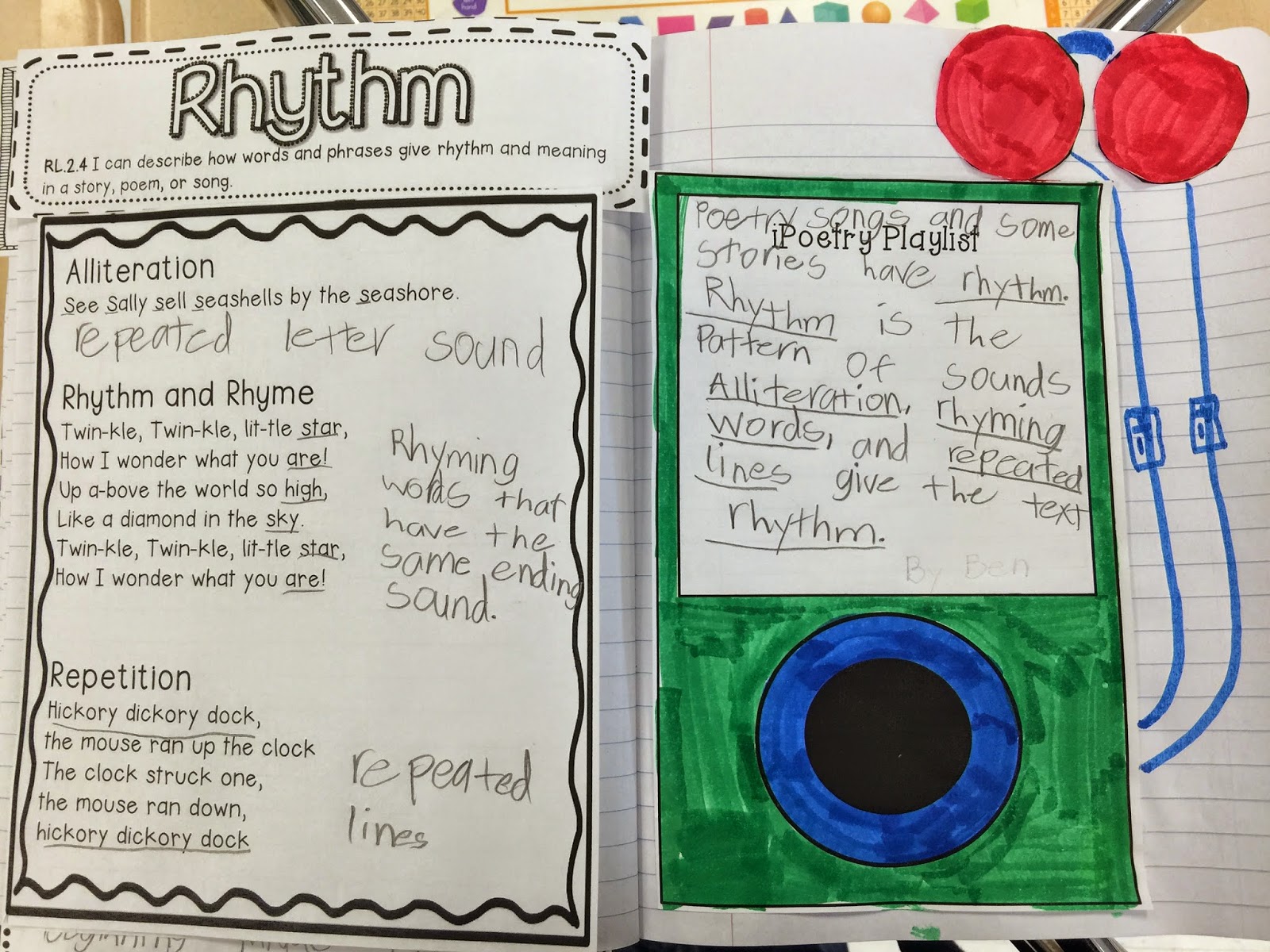Mrs. Taylor 2nd Grade Intervention: Reading Notebook - Poetry