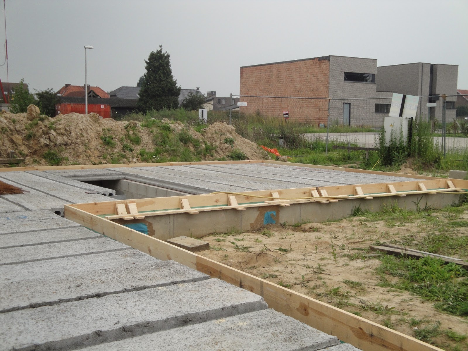 Kramershof 5: Randbekisting vloerplaat klaar