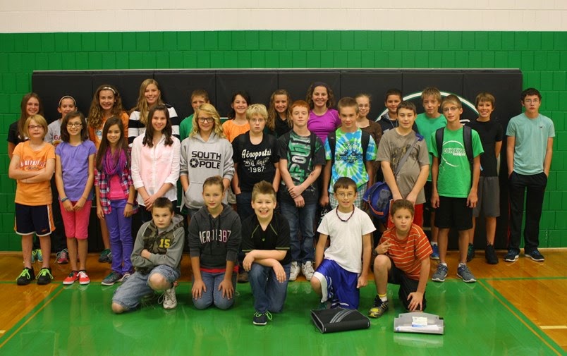 Eureka Middle School Gold Star Students