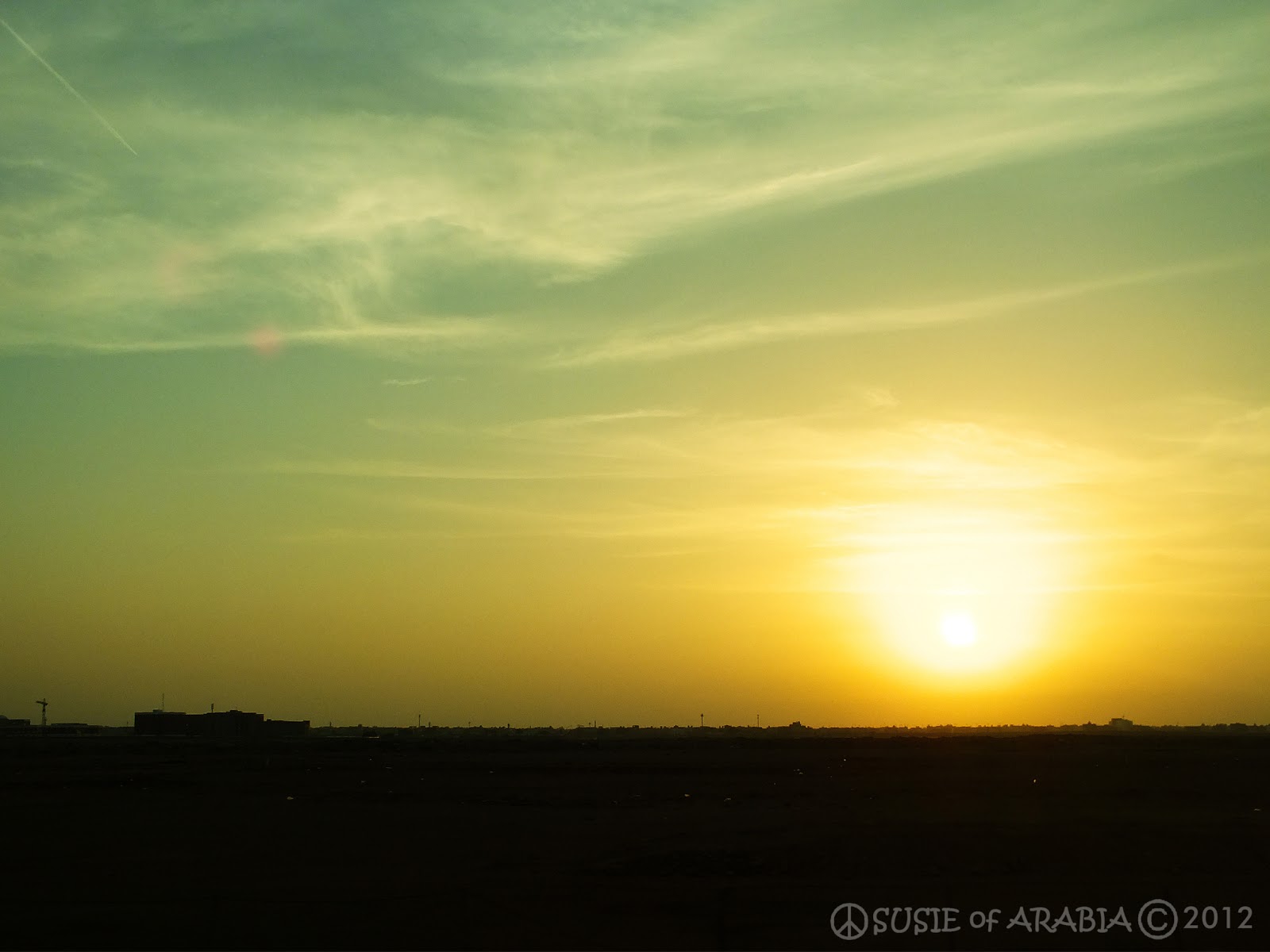 Jeddah Daily Photo: Sunset in the Desert