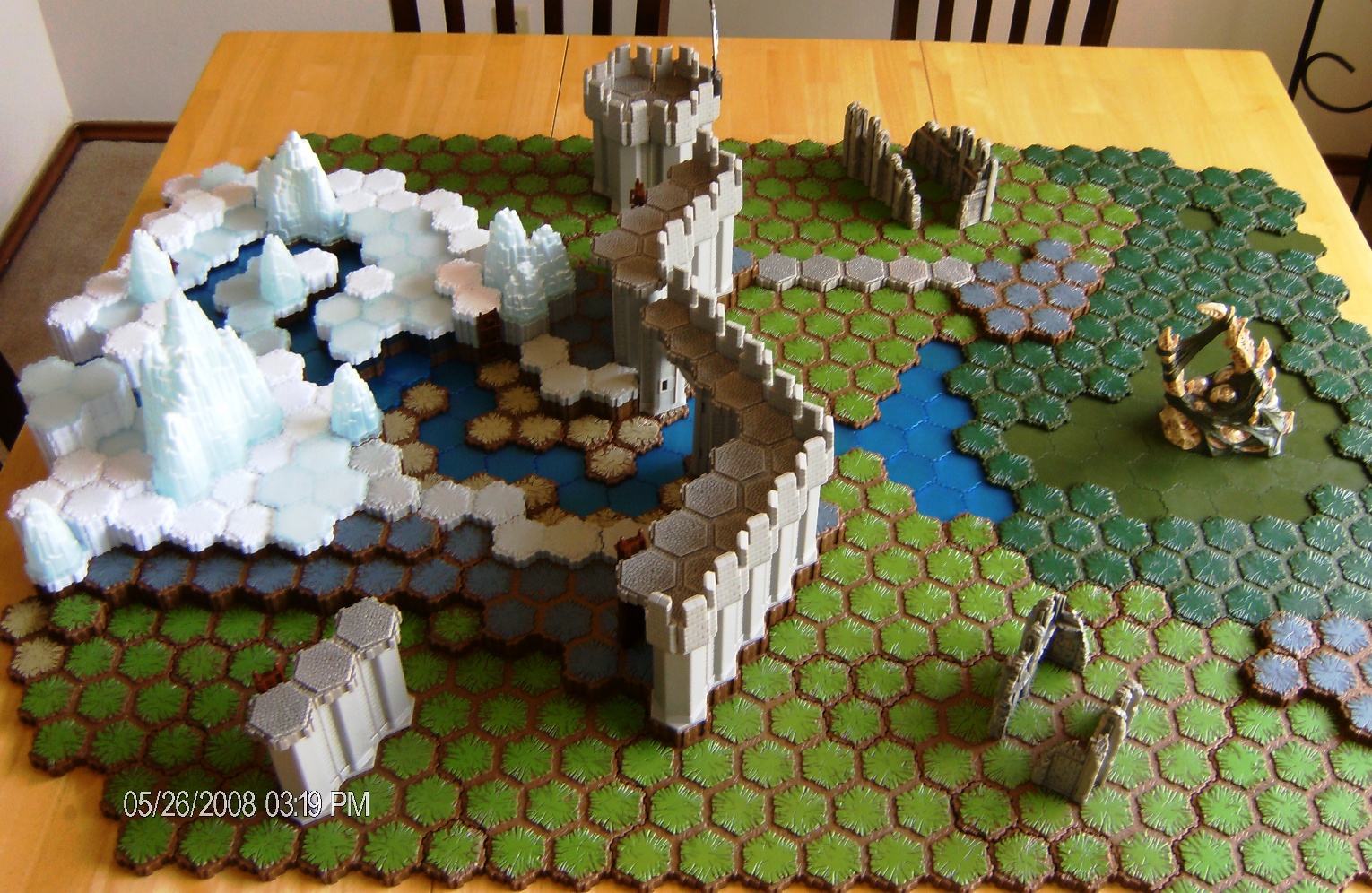 Super Galactic Dreadnought: The castle and the glacier