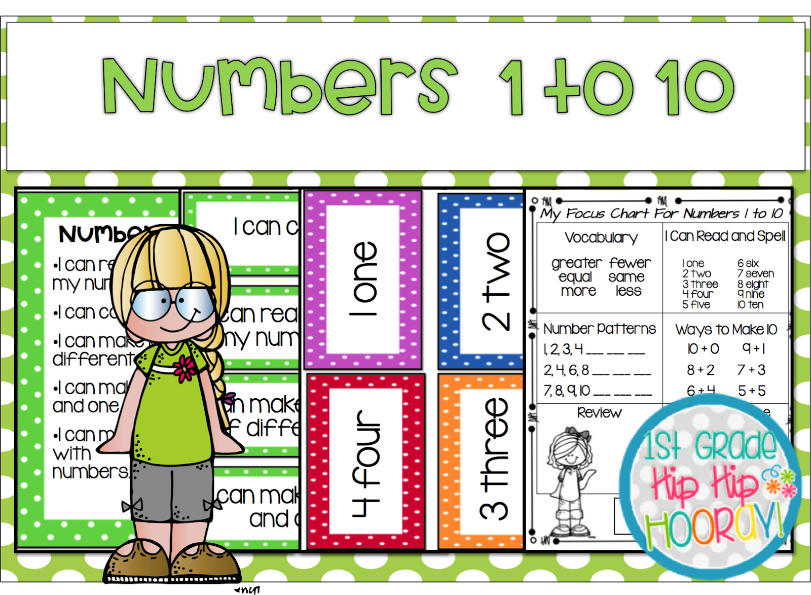 1st Grade Hip Hip Hooray Numbers 1 To 10 Tools And Games To Support 1st-grade-hip-hip-hooray-numbers-1-to-10-tools-and-games-to-support
