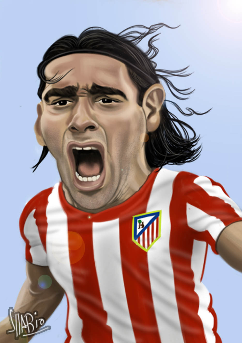Mario: CARICATURA FALCAO
