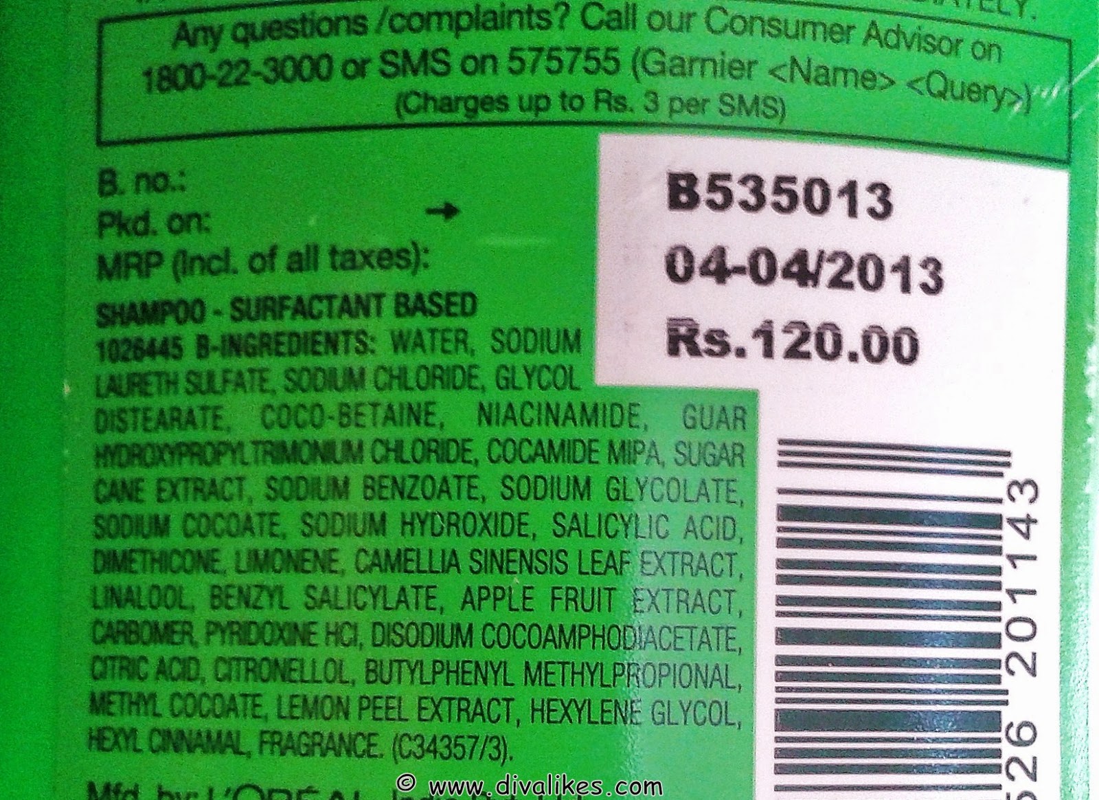 Garnier Fructis Normal Care Strengthening Shampoo Review | Diva Likes