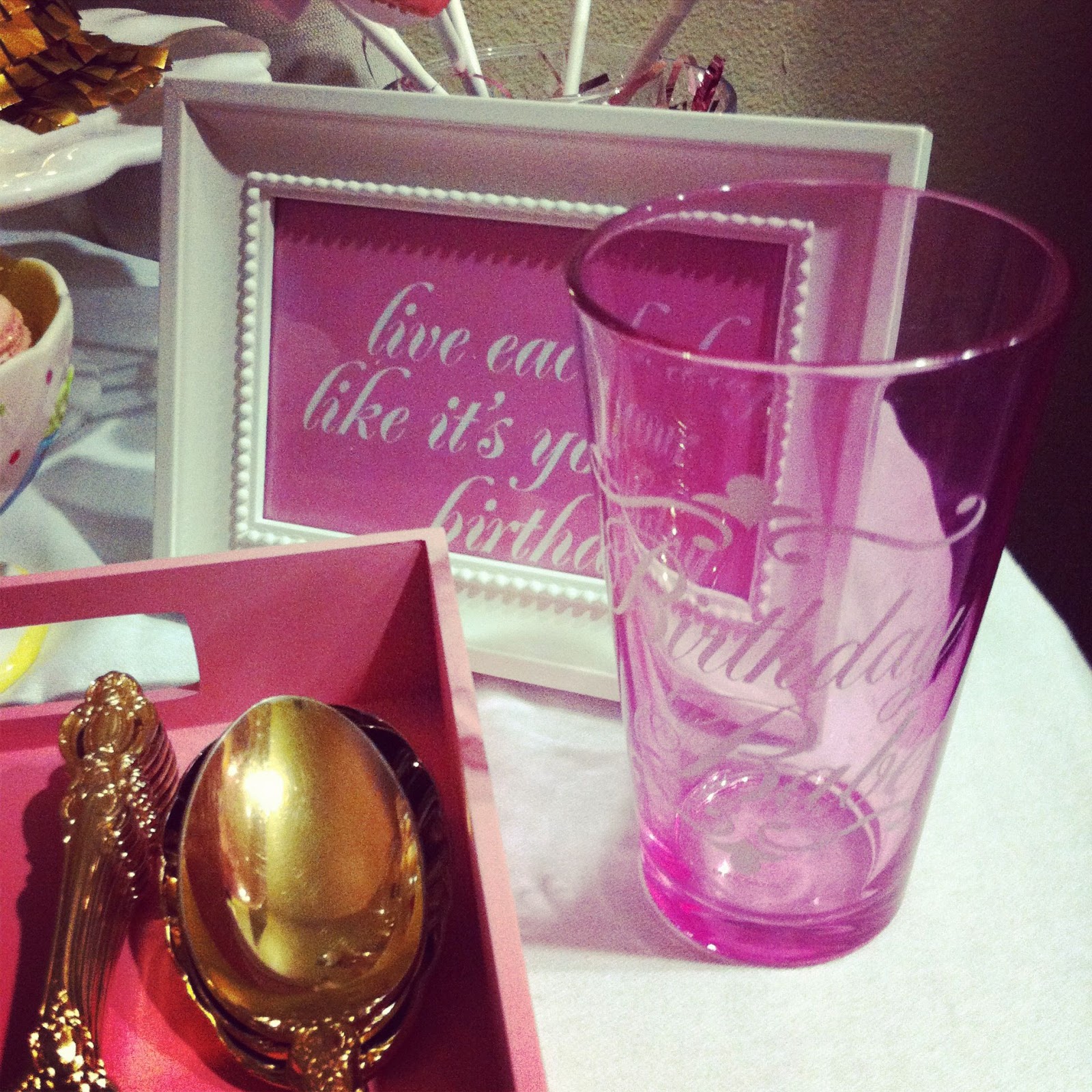 Sam Rosen: Pink & Gold Birthday