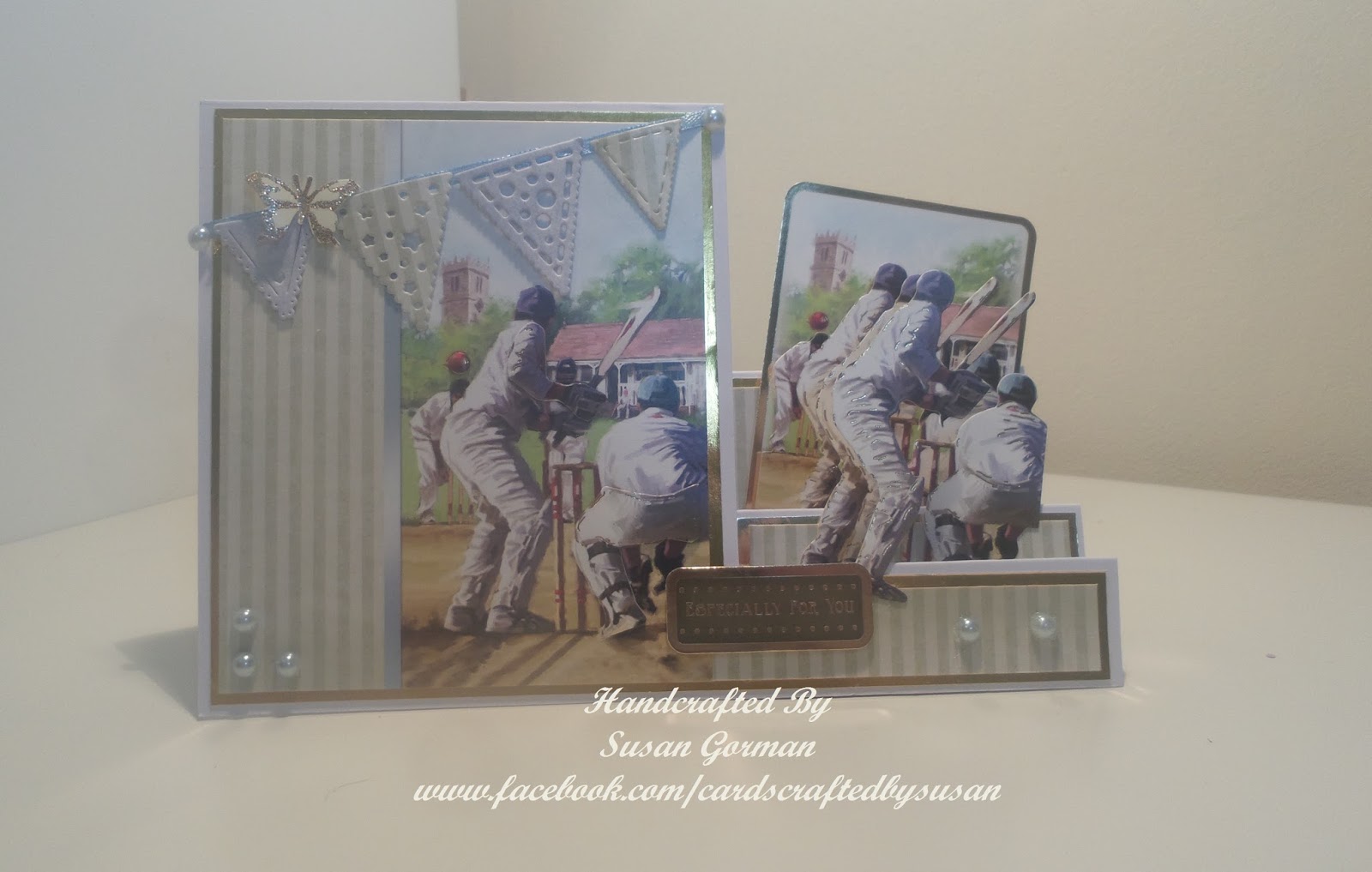 Handmade Cards: Hunkydory side stepper card.