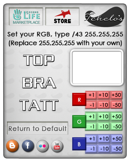 Tchelo's: RGB Converter | Second Life