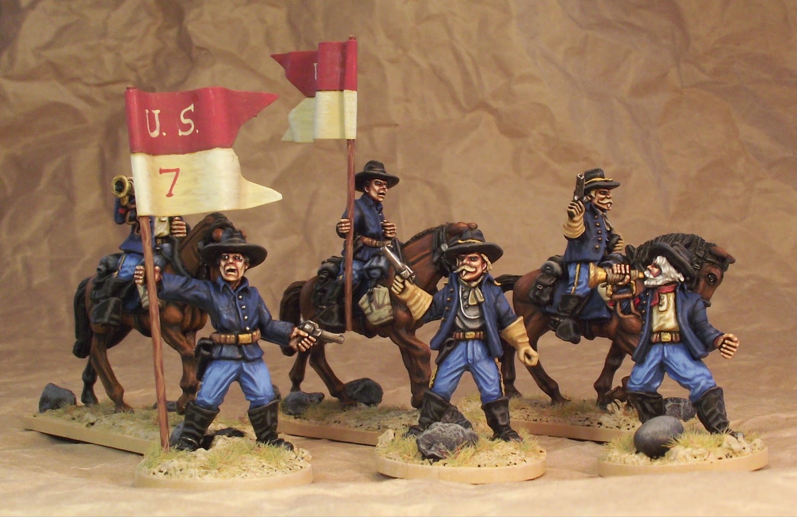 Dazler Painting: 7th Cavalry Command Finished