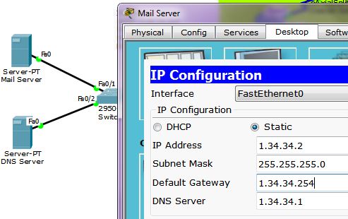 Tutorial Packet Tracer - Cable Modem, DSL, Dial up Configuration, DNS ...