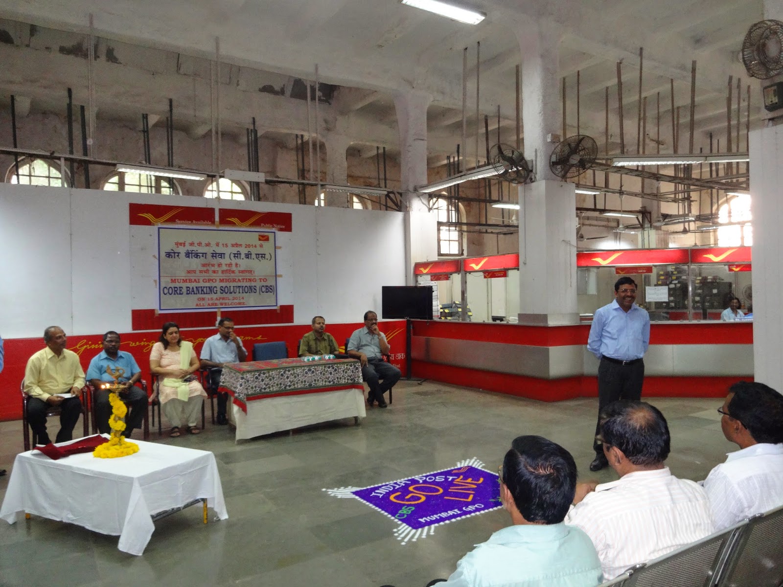 THE AIAIASP: CBS Go Live - Mumbai GPO some Glimpses