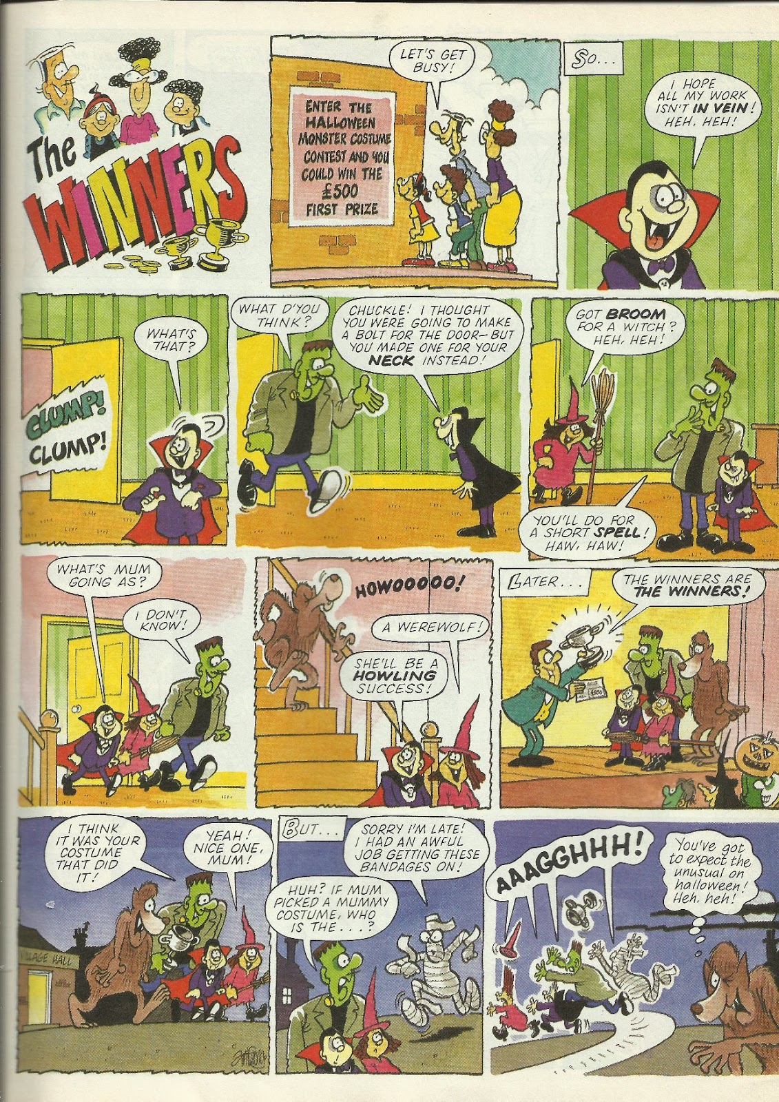 Deadpan Flook and The Blog Of Stuff!: Spooktakular British Comic Strips!