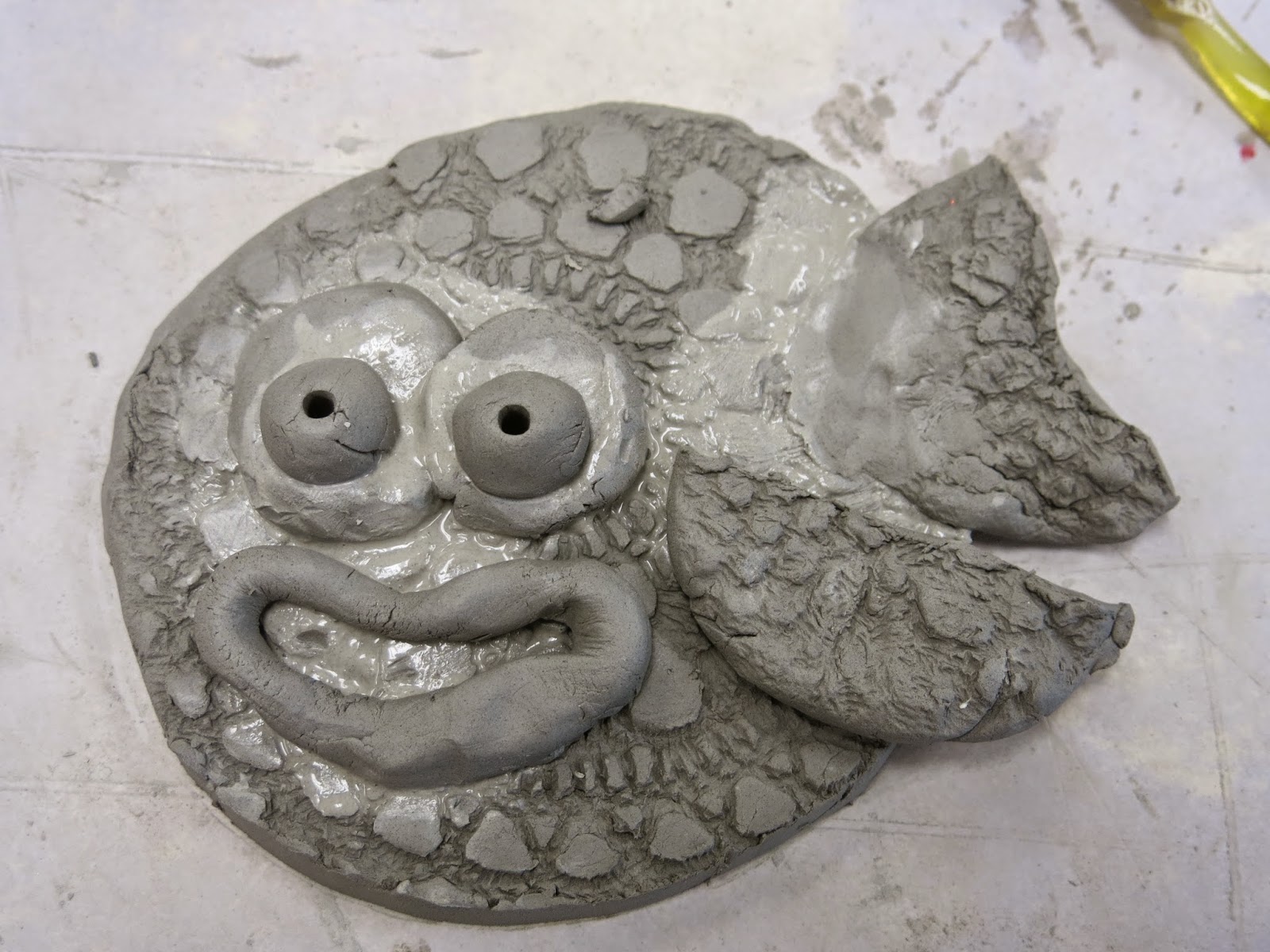 Cassie Stephens: In the Art Room: First Grade Slab Fish and Under the ...