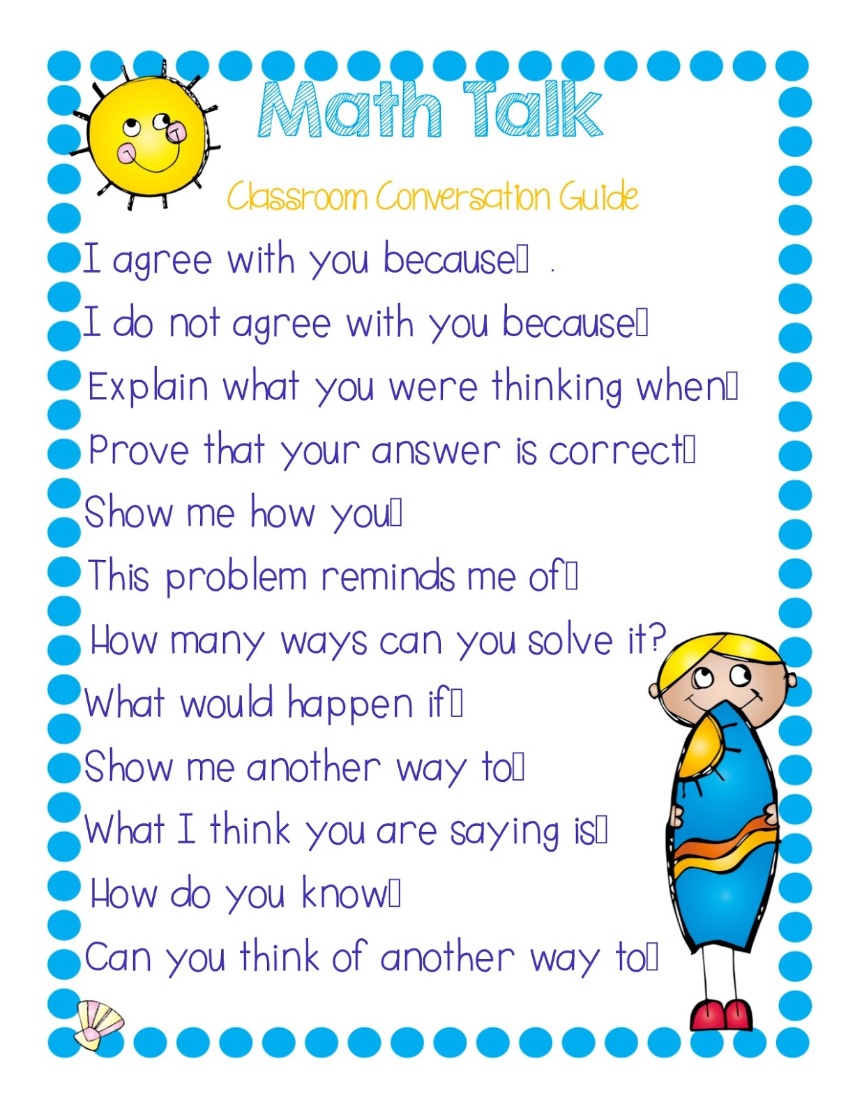 Laugh Love Learn: Blog Surf-Let's Talk Math!