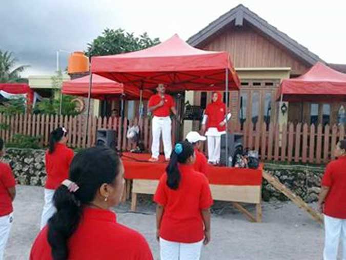 Sampono Launching Senam Tera Di Maluku - Maluku Post