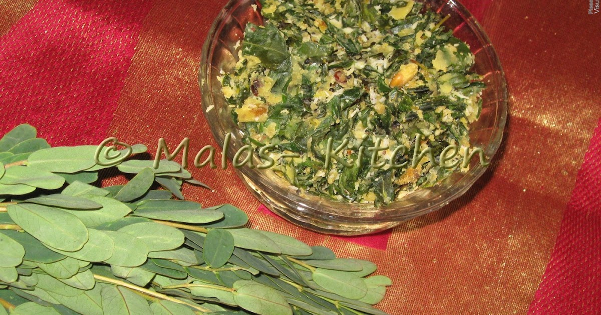 Agase Soppu Palya / Agathi Leaf Curry - Malas-Kitchen