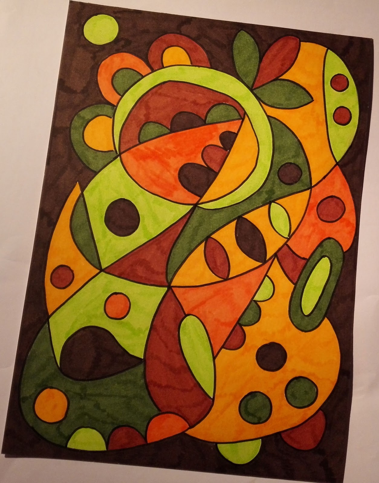 Caatje's Artsy Stuff: Step by Step: the Evolution of a Doodle Drawing ...