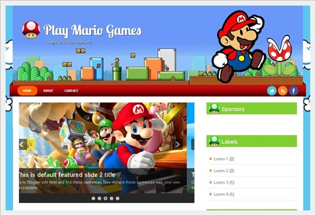 7+ GIAO DIỆN GIỚI THIỆU TRÒ CHƠI - KHO GIAO DIỆN BLOGGER