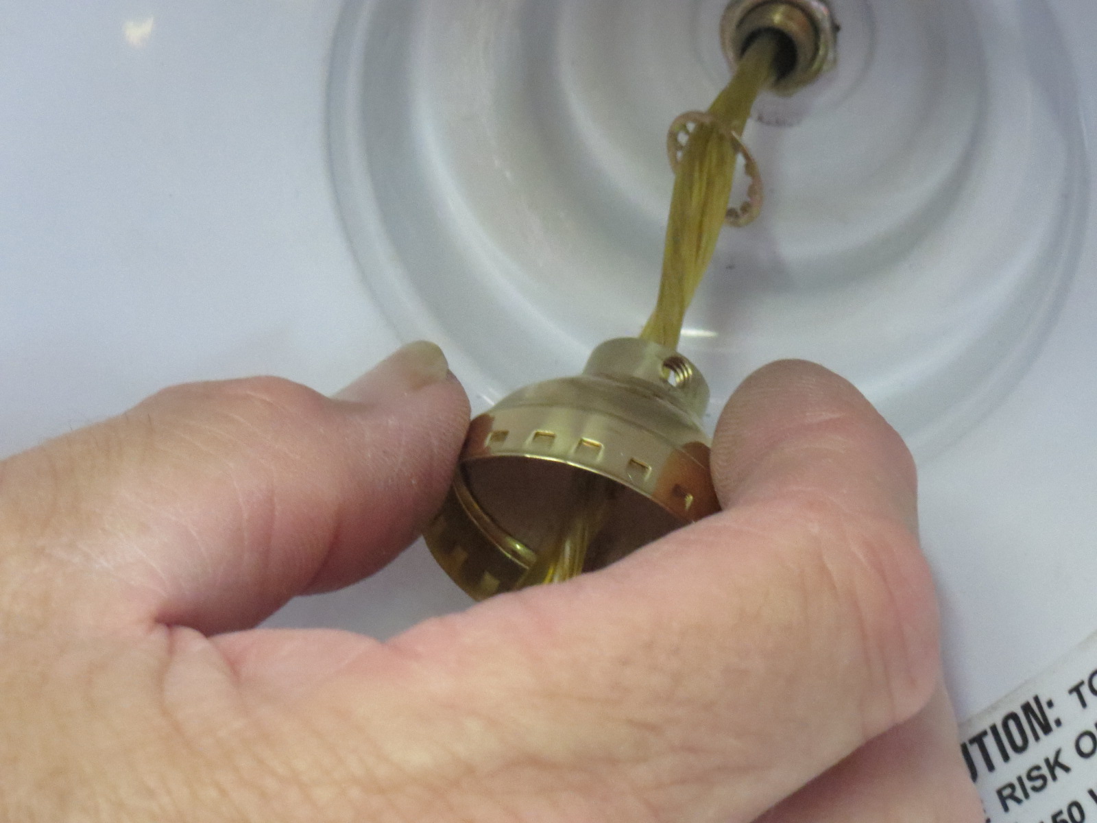 Lamp Parts and Repair | Lamp Doctor: Brass Floor Lamp With Plastic ...