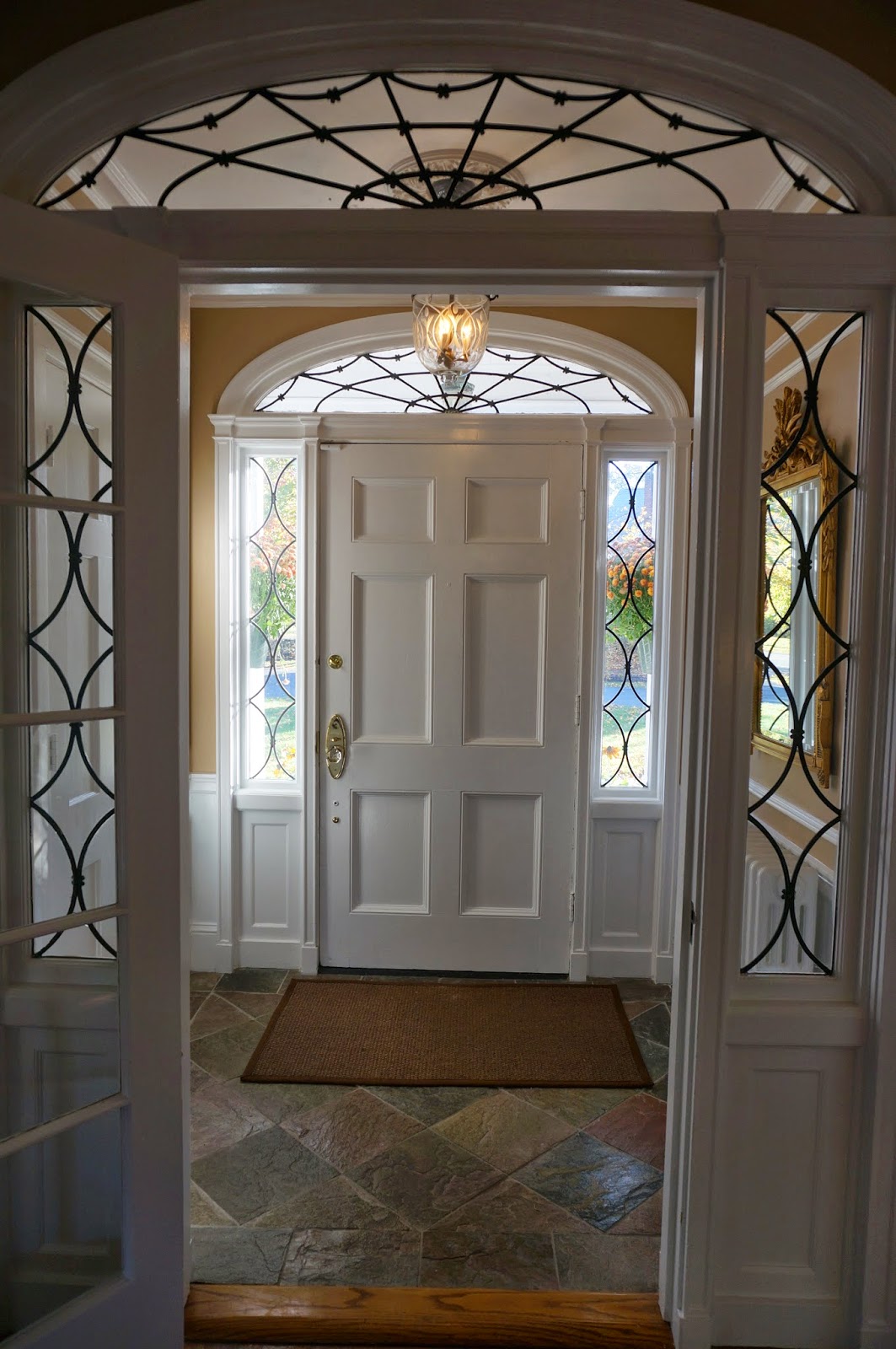 Room Reveal: The Front Hall - Preppy Empty Nester F