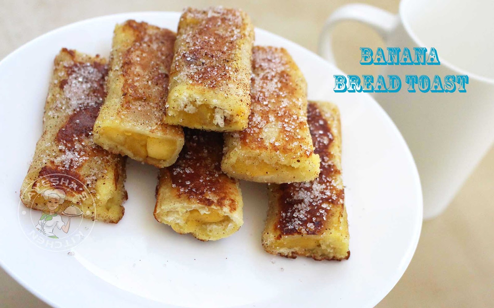 EASY BREAD SNACK - BANANA BREAD TOAST