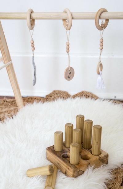Natural Wood Toys for Imaginative Play From Clover and Birch