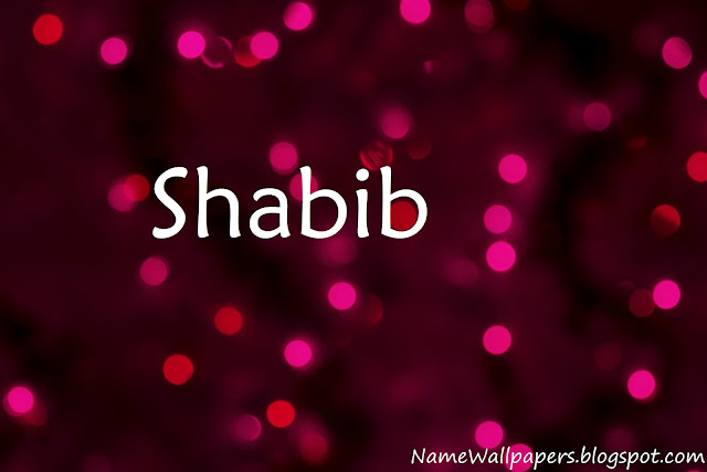 Shabib Name Wallpapers Shabib ~ Name Wallpaper Urdu Name Meaning Name ...