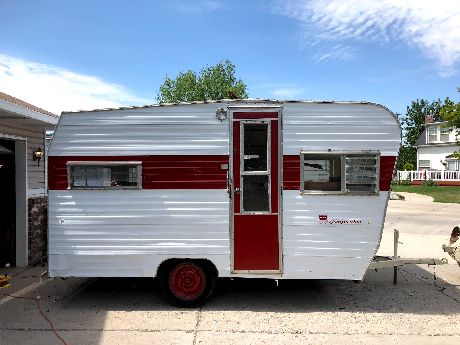 Rare 1969 Kit Companion Travel Trailer Camper