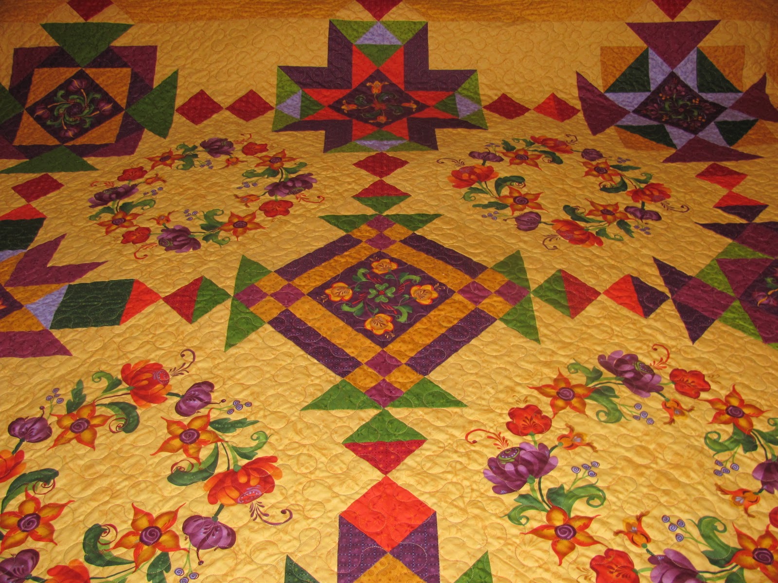 Quilters' Playhouse: Harvest Spice quilt SOLD