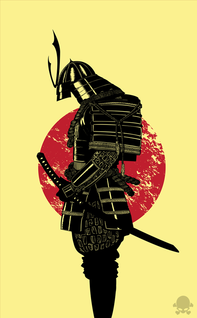 Bakas em Tokyo: dia do samurai.