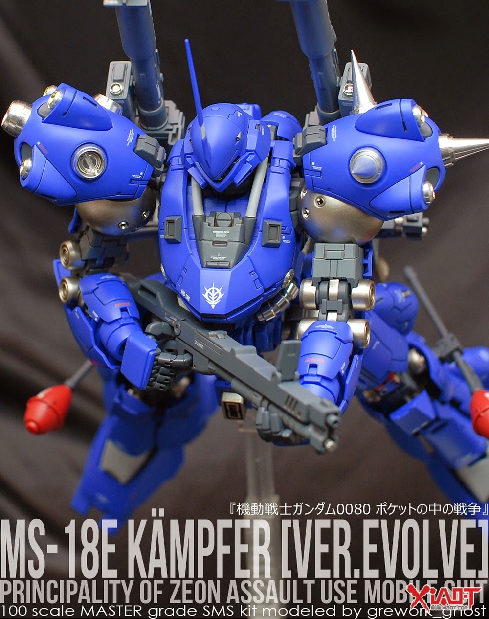 Gundam Family: MG 1/100 MS-18E Kampfer [Ver.EVOLVE] Custom Build
