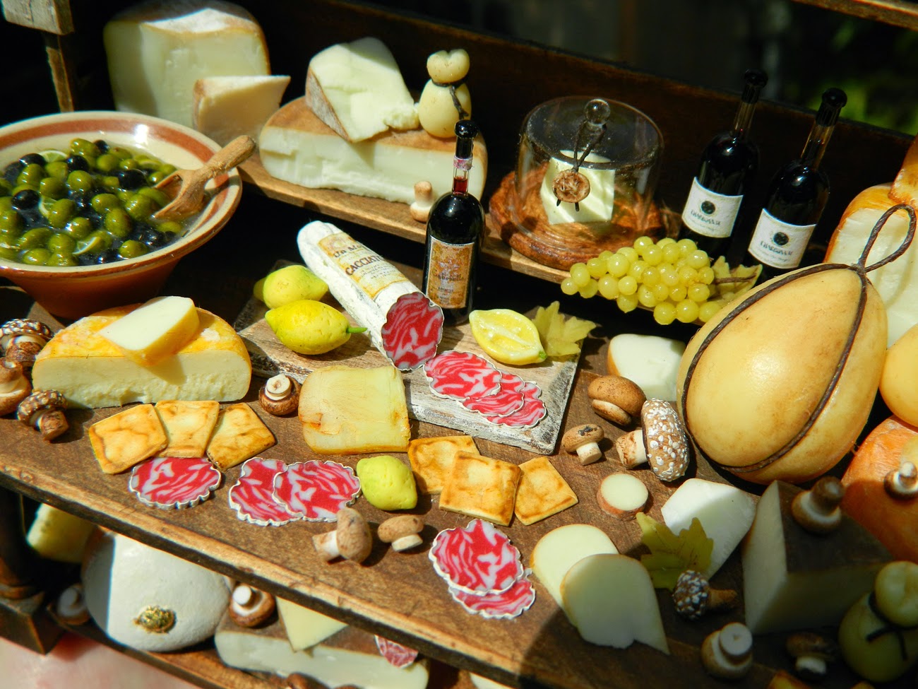 After Dark Miniatures: My New Gourmet Italian Displays