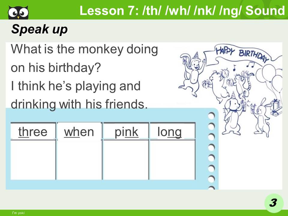 YOKITALK: Grade 5-2_Unit 8_Lesson 7-th wh nk ng Sound