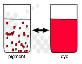 Difference Between Dyes and Pigments