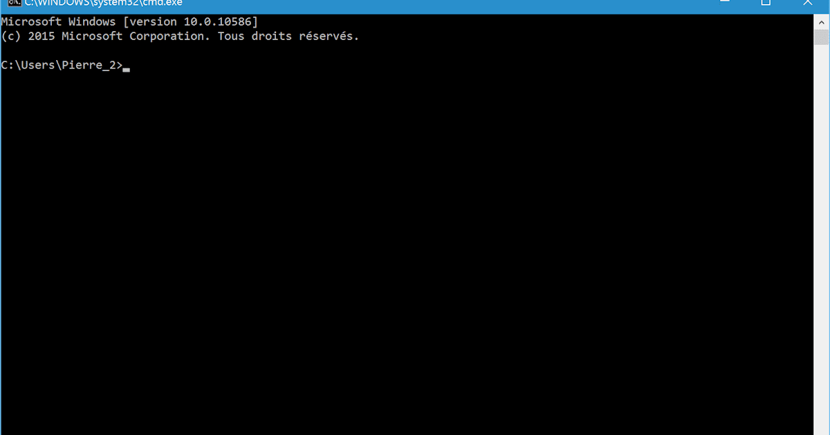 Liste de toutes les commandes CMD pour Windows