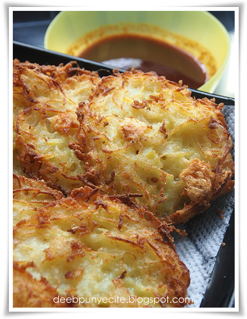 Resepi: Potato Fritters - DeebPunyeCite