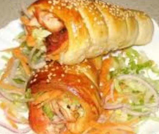 Chicken Bread Cone Recipe - Yummy Traditional