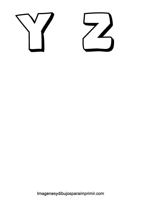 Moldes de letras para imprimir y recortar .-Colorear dibujos,letras ...