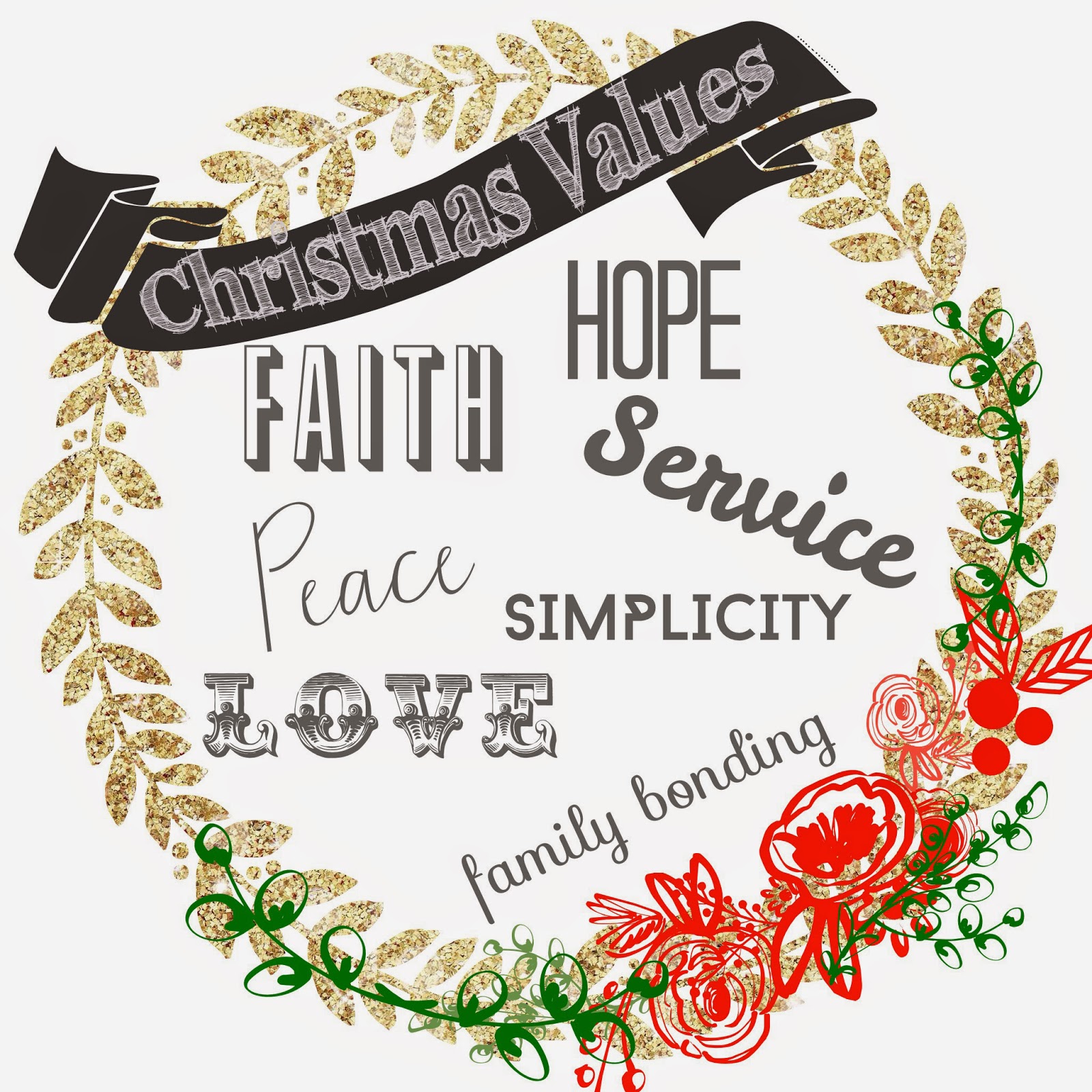 The Sweet Me Blog: Sweet-Me Christmas - Day One - Christmas Values