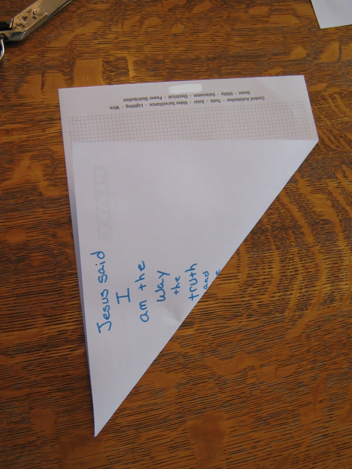 Almost Unschoolers: "Magic" Fold and Cut Cross