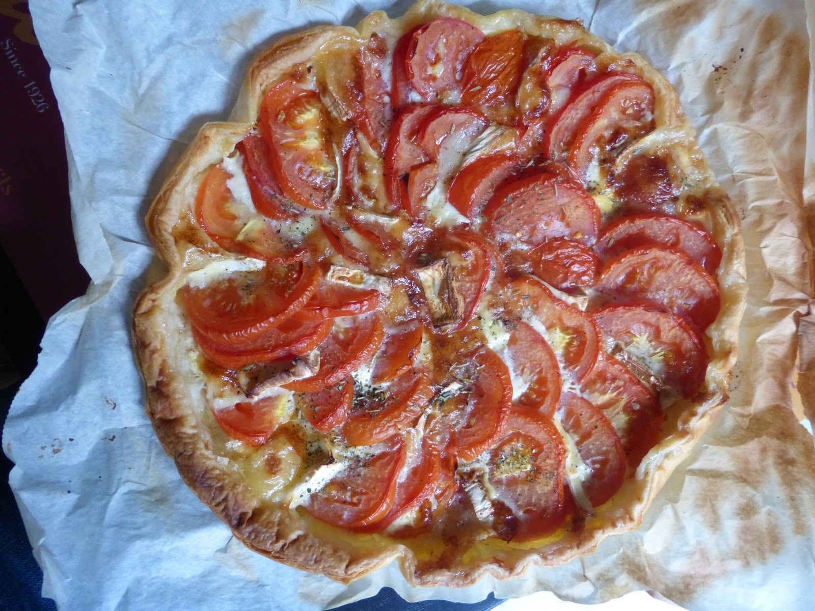 Tarte tomates-chèvre